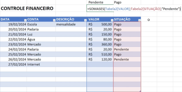 Como Fazer Uma Planilha De Gastos No Excel - Atitude #1